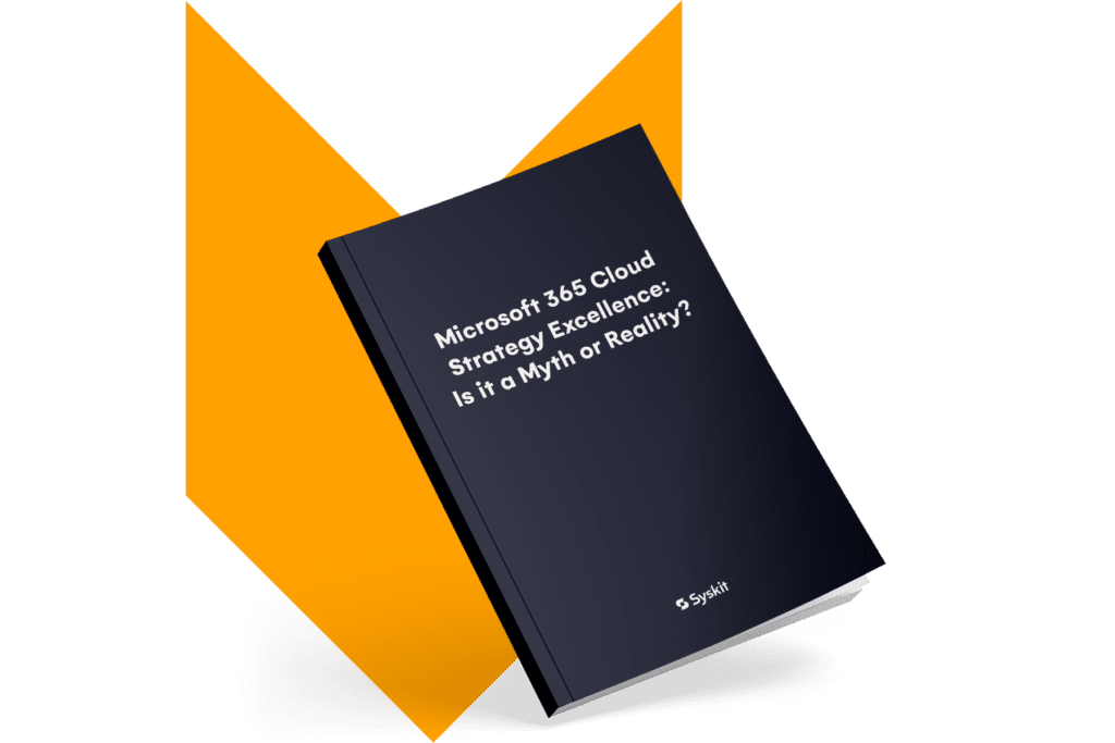 Microsoft 365 Cloud Strategy Excellence | Free eBook | Syskit