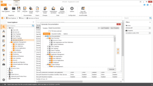 SharePoint Administration and Documentation Tool - SPDockit | Syskit