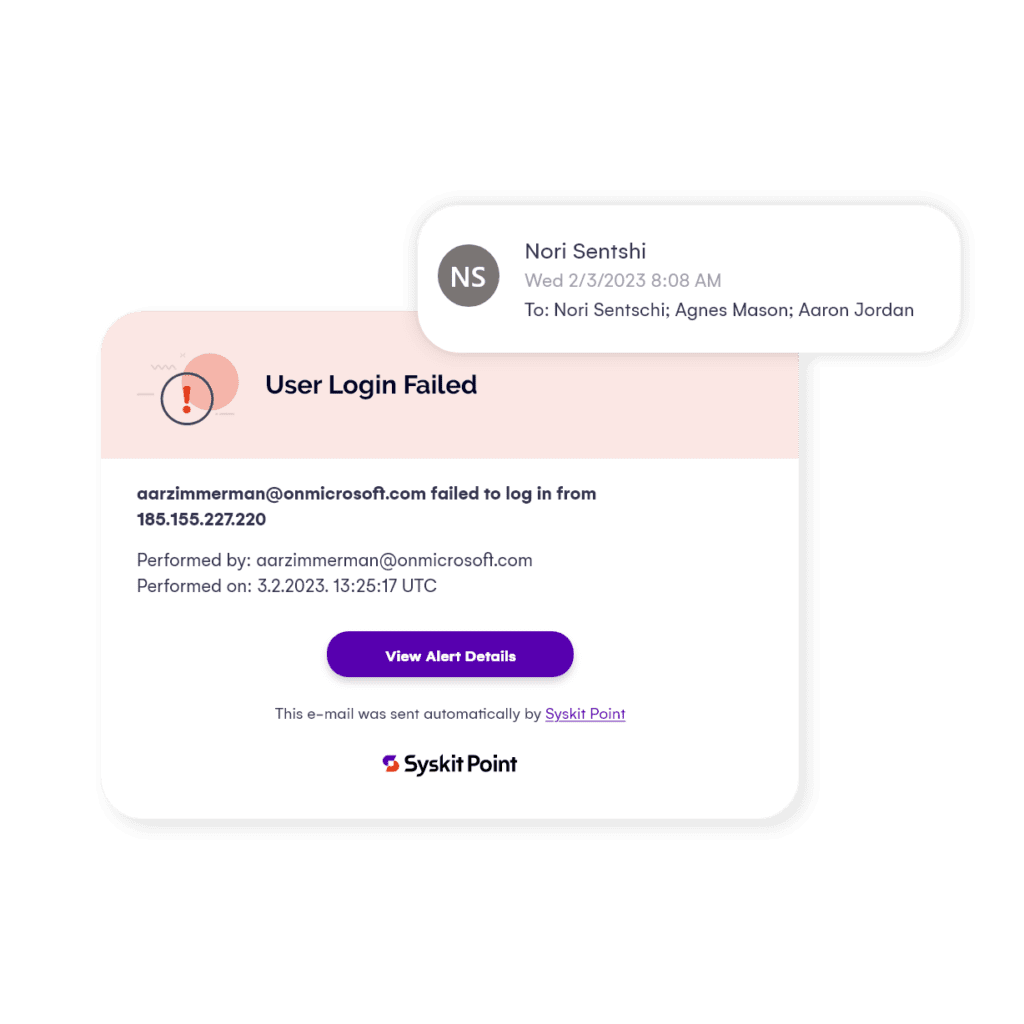 Automate Security with Microsoft 365 Alerts – Syskit Point | Syskit