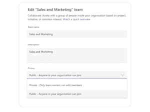 How to Choose Between Public vs Private Teams in M365 - Syskit