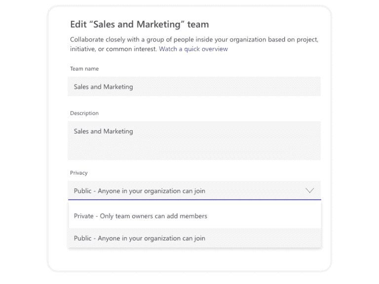 How to Choose Between Public vs Private Teams in M365 - Syskit
