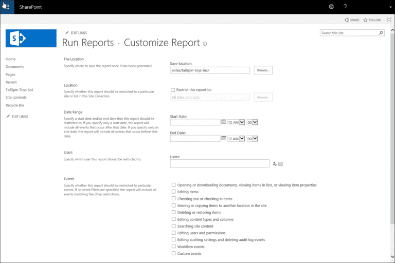 Guide To Office 365 & SharePoint Auditing