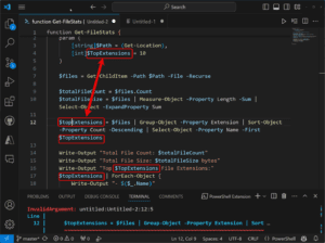 Using AI to write PowerShell scripts