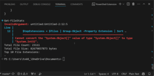 Using AI to write PowerShell scripts