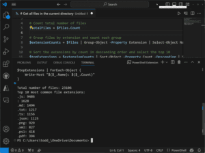 Using AI to write PowerShell scripts