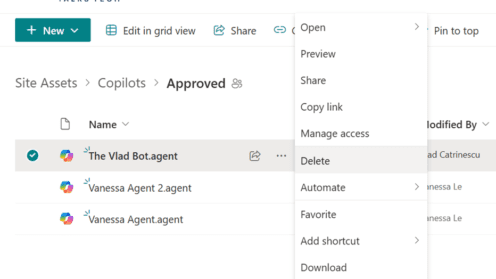 Copilot Agents in SharePoint - Guide for M365 Administrators