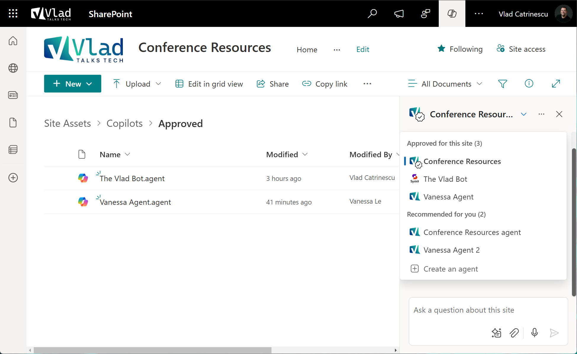 Copilot Agents in SharePoint - Guide for M365 Administrators
