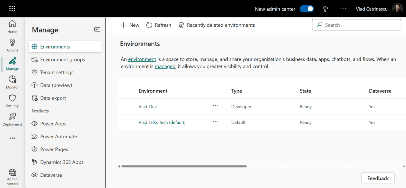 Power Platform Environments - Basic Guide for IT Admins