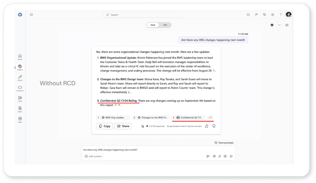 Microsoft Copilot Oversharing