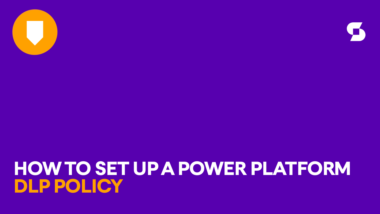 How to set up Power Platform DLP policy