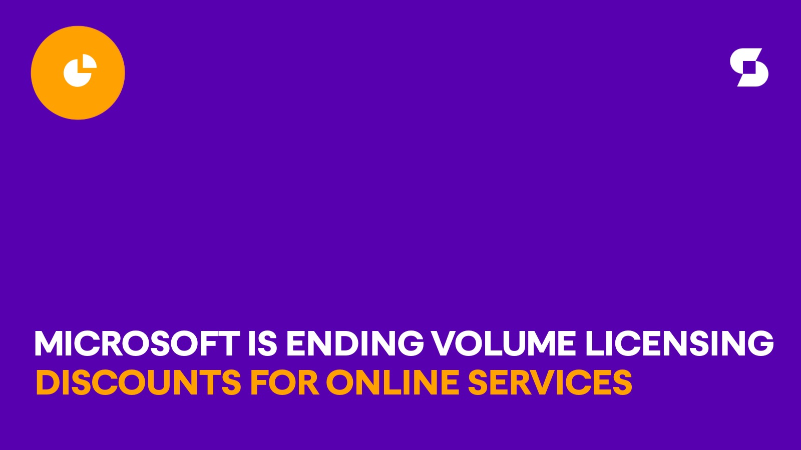 What impact has Microsoft ending licensing volume discounts